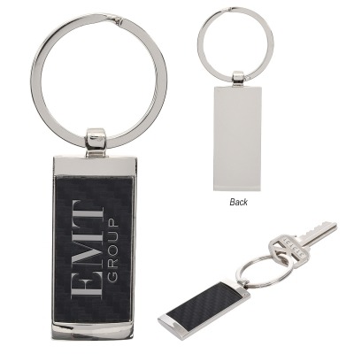 #4799 Bryan Carbon Fiber Key Ring - Print Factory